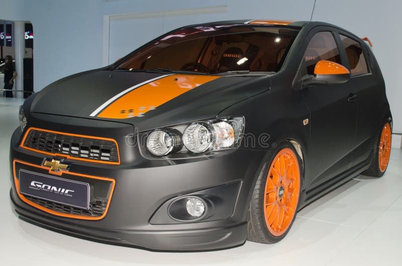 Pro Chevy Sonic Race Car on the Course Editorial Stock Photo - Image of ...