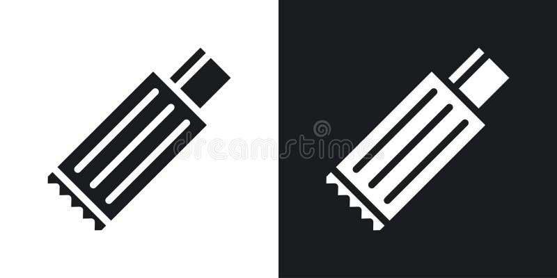 Chew gum icon vector stock vector. Illustration of caucasian - 348262286