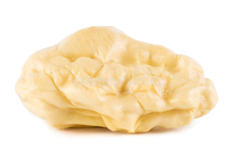 Chewed Yellow Bubble Gum Isolated on White Background Stock Image ...