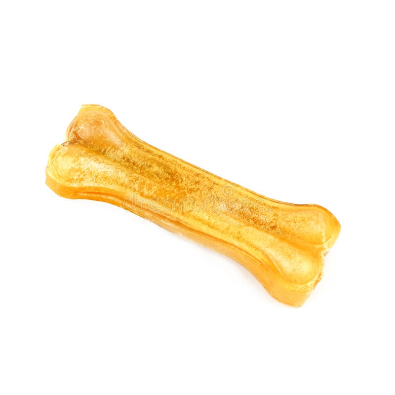 Chewing Bone Isolated on a White Stock Photo - Image of vitamin ...
