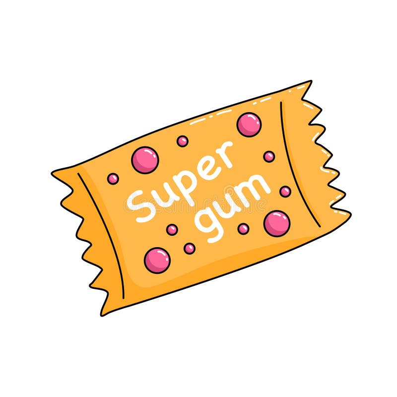 Cartoon Bubble Gum Package