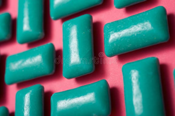 Gums on a table stock image. Image of green, food, shot - 239173841
