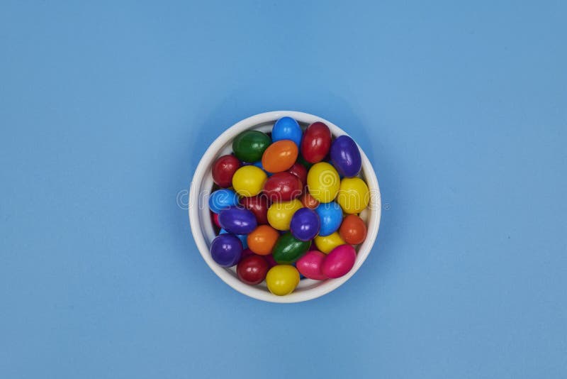 Gumballs with Various Colors and Representations of Fruits Stock Image ...