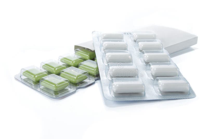 Chewing Gum with box stock image. Image of bubblegum - 18918115