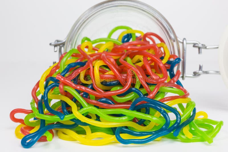 Candy spaghetti stock image. Image of pastry, spaghetti - 16261547