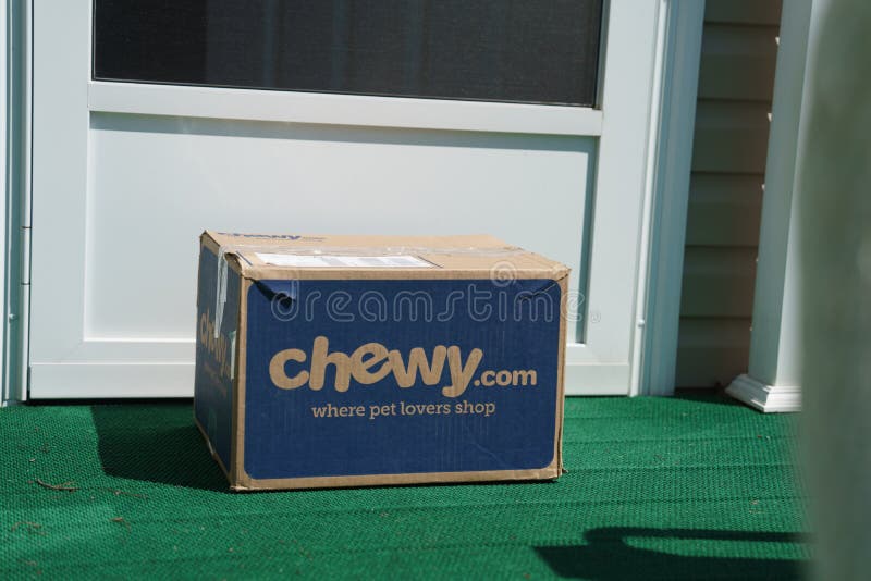 Chewy Pet Supply Delivery editorial stock photo. Image of retailer ... Chewy Pet Supply Delivery editorial stock photo. Image of retailer ...