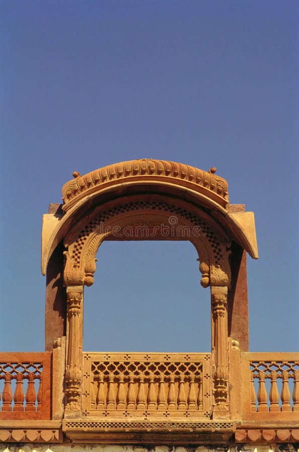 Chhatri at Top, Junagad Fort, Bikaner, Rajasthan, India Stock Image ...