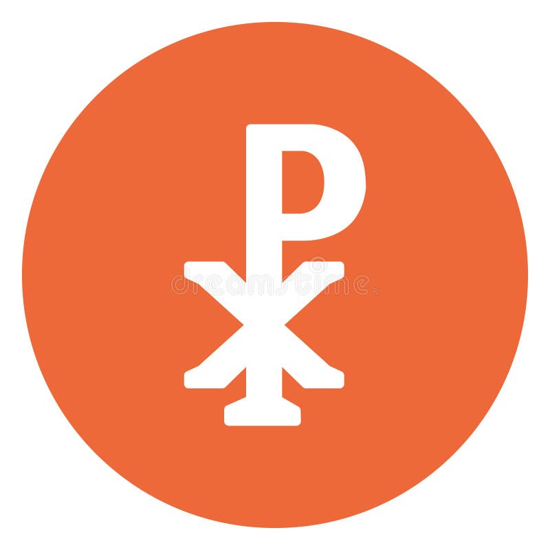 Chi Rho Isolated Vector Icon Which Can Easily Modify or Edit Stock ...