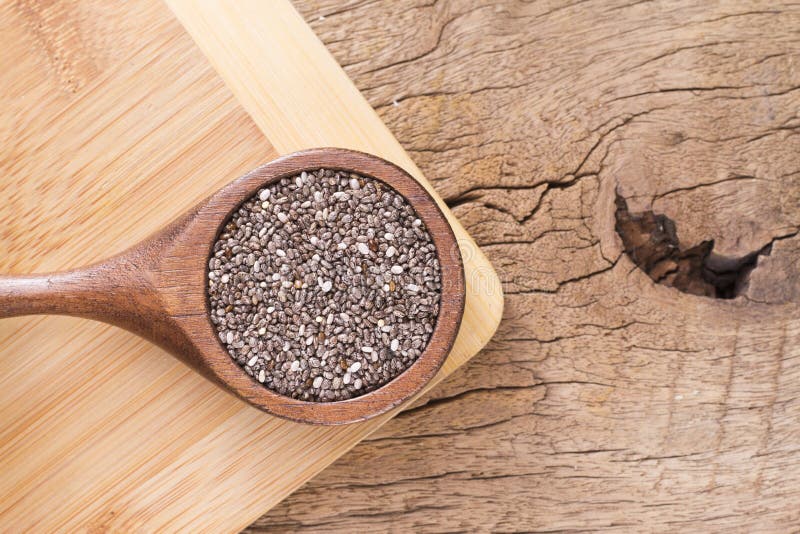 Chia beans in bowl stock image. Image of superfood, bean - 140943369