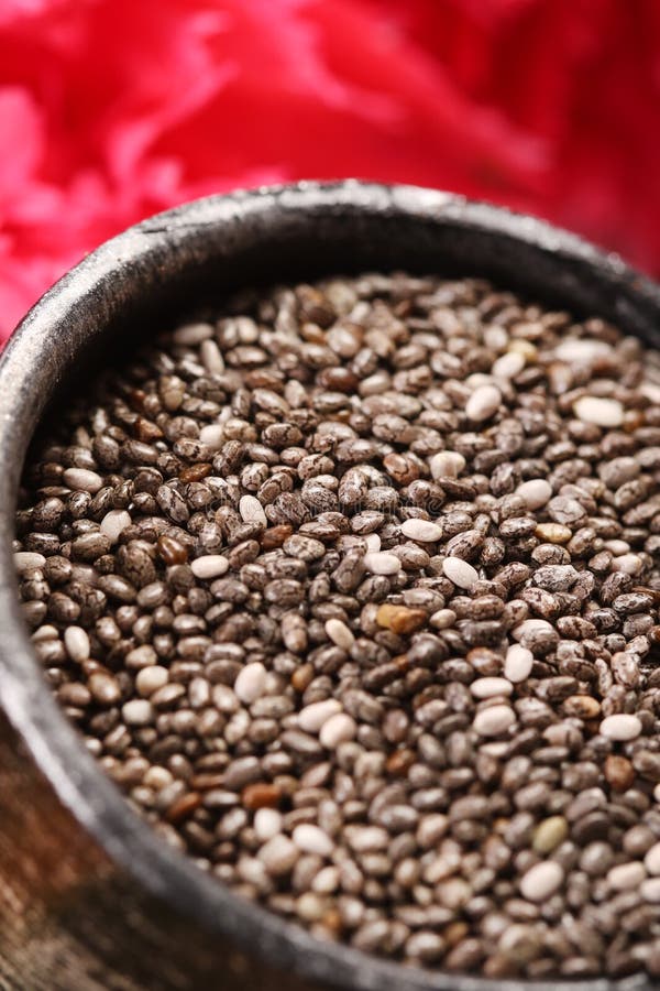 Chia seeds stock photo. Image of ingredient, detailed - 126986376