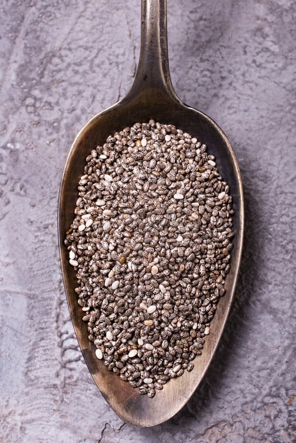 Chia seeds stock image. Image of vegan, antioxidant - 181745475