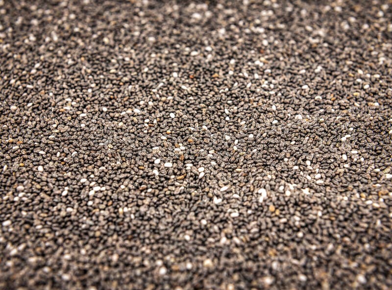 Chia seeds texture stock photo. Image of grain, chia - 180514354