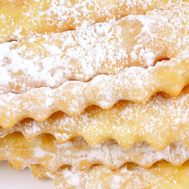Chiacchiere stock image. Image of icing, chiacchiere - 38199141