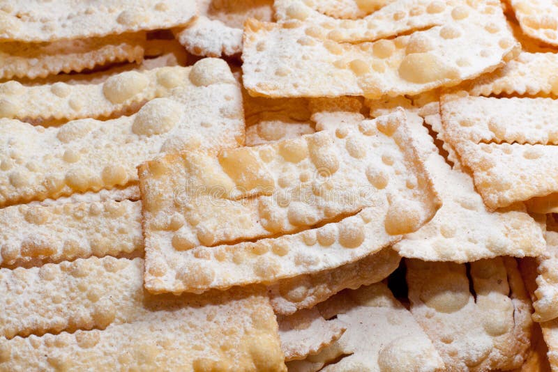 Chiacchiere or Frappe Italian Cake Stock Image - Image of snack, recipe ...