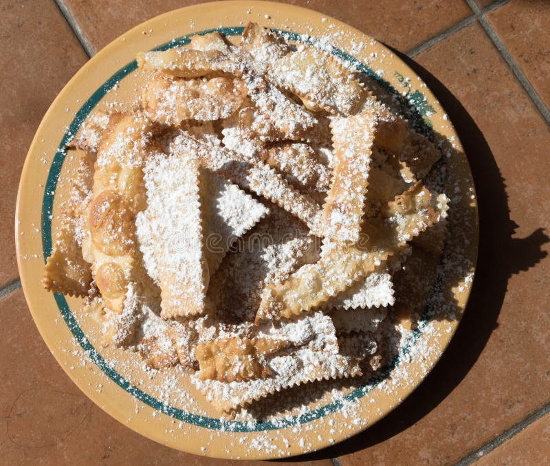 Chiacchiere, Traditional Carnival Pastry Stock Photo - Image of dish ...