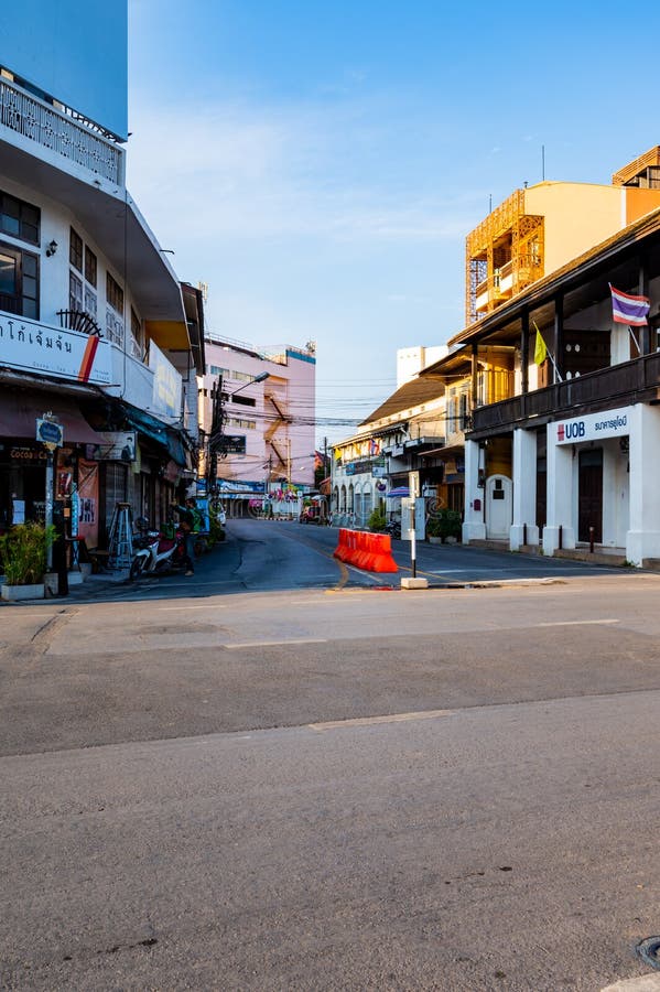 CHIANG MAI, THAILAND - April 27, 2020 : Chiang Mai Town at Tha Phae ...