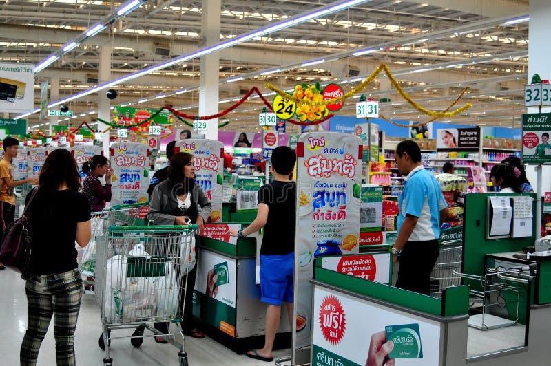Chiang Mai, Thailand: Tesco-Lotus Superstore Editorial Stock Photo ...