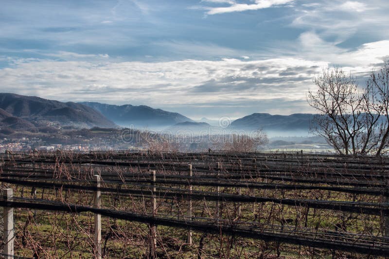 Chiasso, Ticino Canton, Switzerland. View Of The Town Of Italian ...