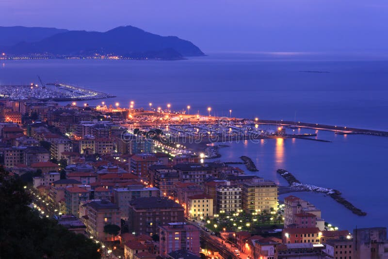 Chiavari, Liguria, Italia immagine stock. Immagine di condiglio - 40377627