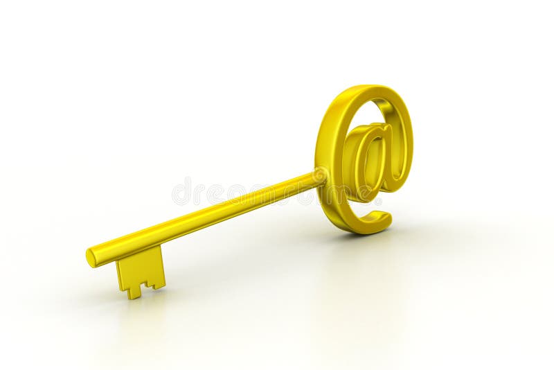 Chiave Con Al Simbolo Di Tasso Illustrazione di Stock - Illustrazione ...