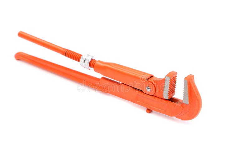 Chiave Stringitubo Rossa. Isolato Su Fondo Bianco Fotografia Stock ...
