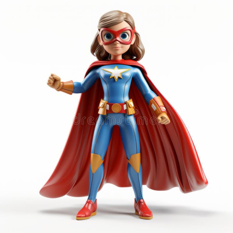 Comic Superhero Action Figure with Childlike Wonder - Photorealistic ...