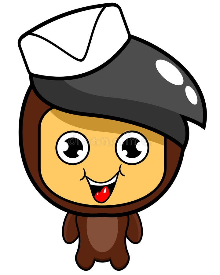 Chibi boy chef mascot stock vector. Illustration of breakfast - 214700931