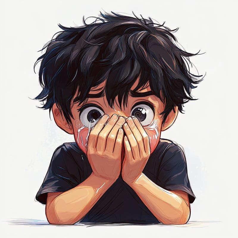 Anime Crying Face Chibi