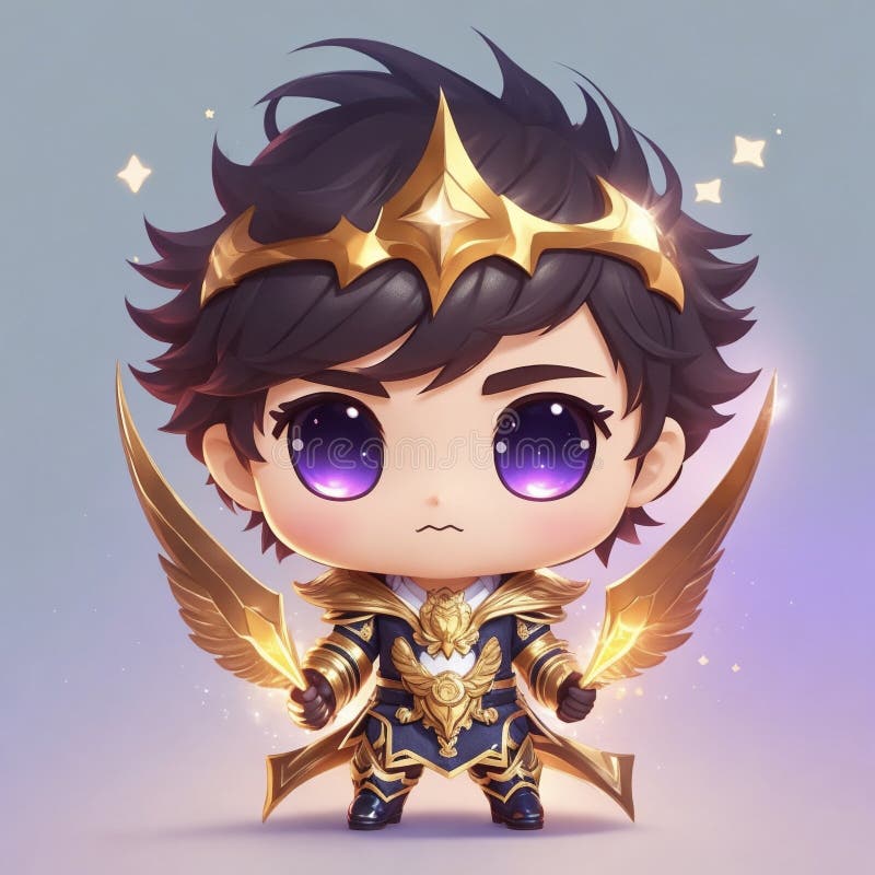 Chibi Delights: a Tiny Hyperrealistic Anime Adventure Stock ...