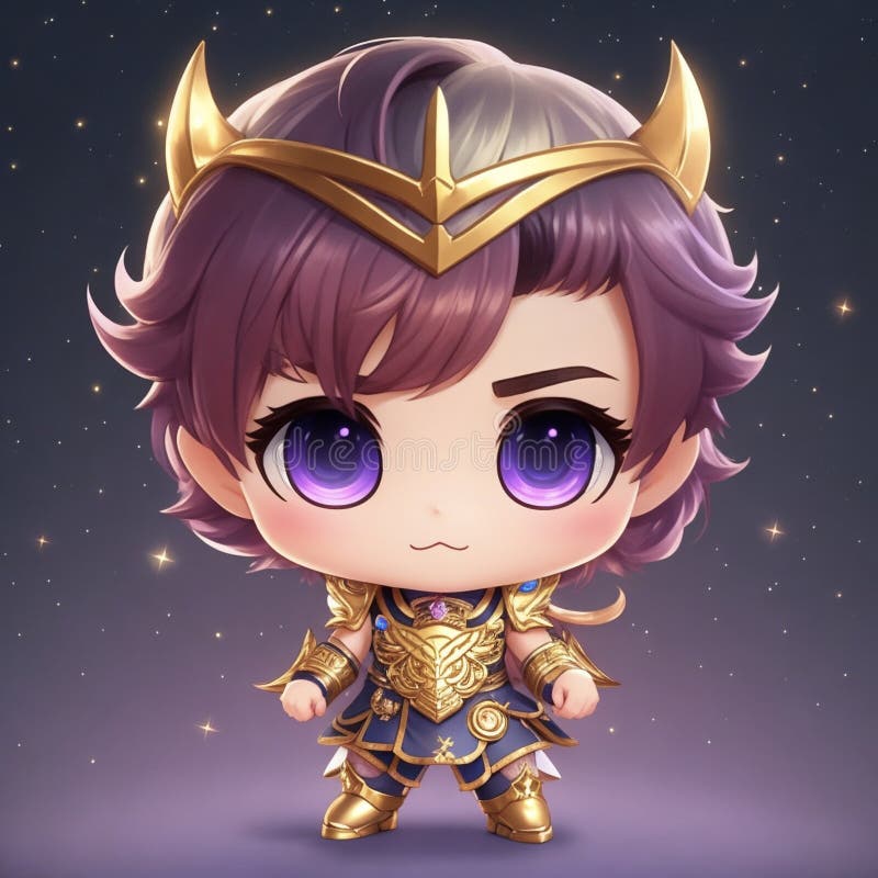 Chibi Delights: a Tiny Hyperrealistic Anime Adventure Stock ...