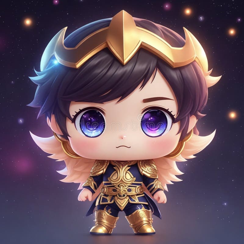 Chibi Delights: a Tiny Hyperrealistic Anime Adventure Stock ...