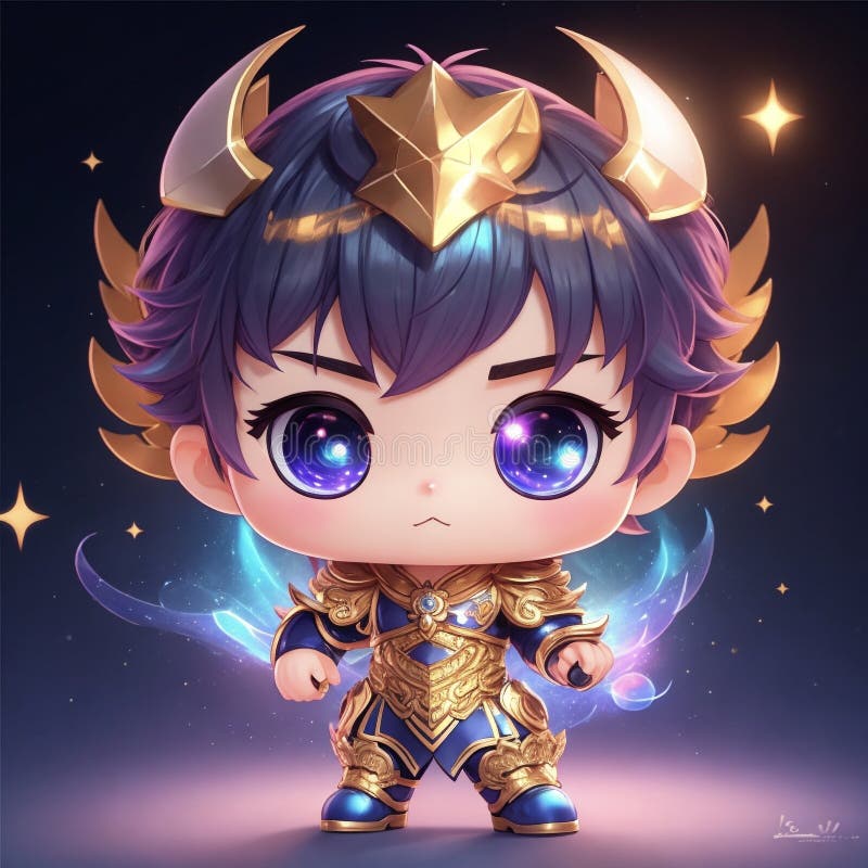 Chibi Delights: a Tiny Hyperrealistic Anime Adventure Stock ...