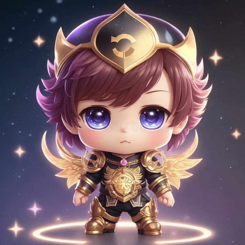 Chibi Delights: a Tiny Hyperrealistic Anime Adventure Stock ...