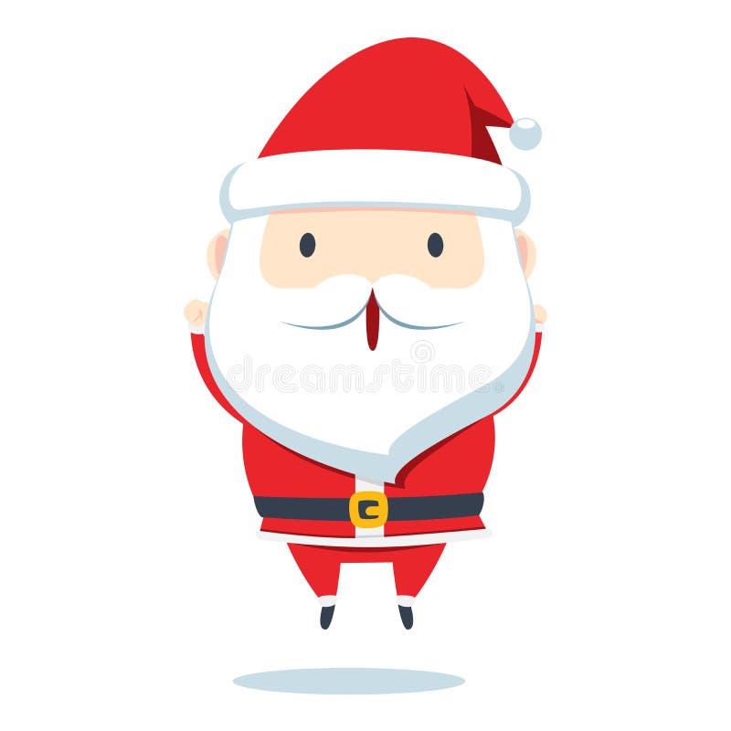 Santa clause chibi stock vector. Illustration of funny - 35685122