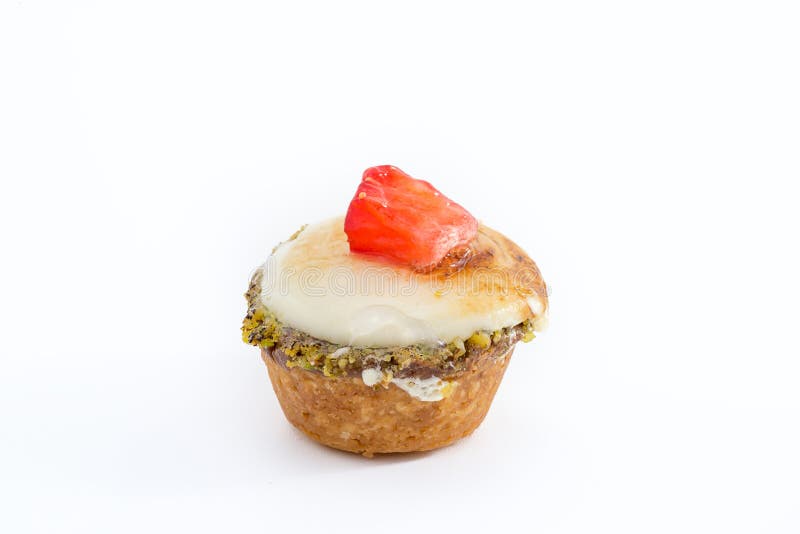 Chibouste Tart with Vanilla and Fruit Stock Photo - Image of kiwi, bite ...