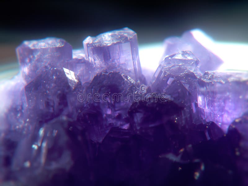 A Chic Abstract Background with an Illustration of a Purple Amethyst ...