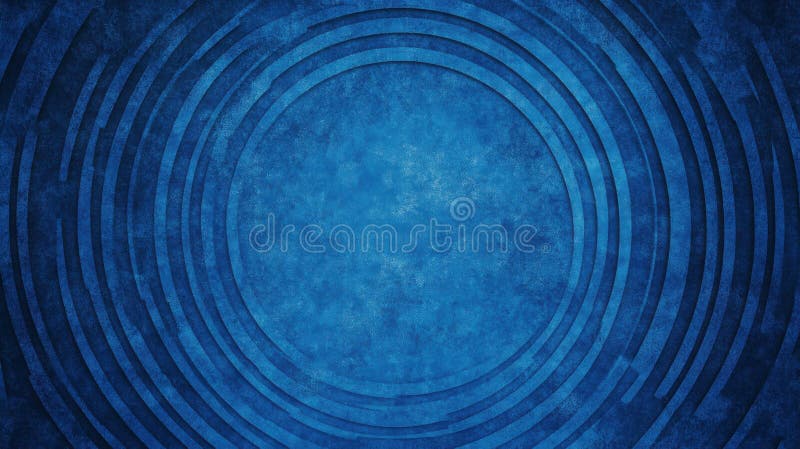 A Chic Abstract Design Featuring Dark Blue Circular Stripes and ...