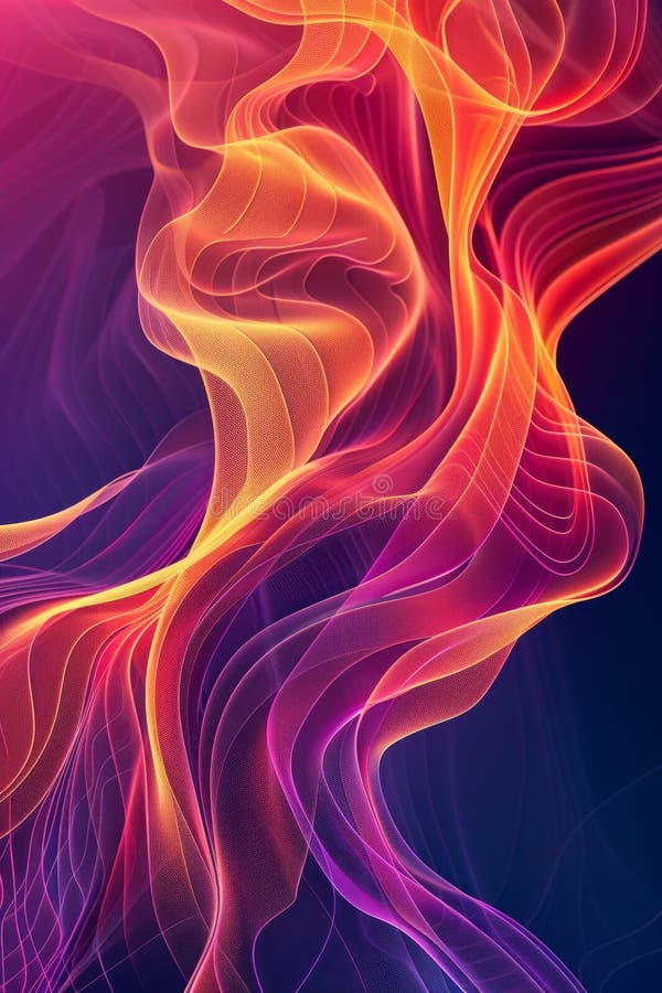 Chic Abstract Geometric Backdrop with Dynamic Lines on a Gradient ...