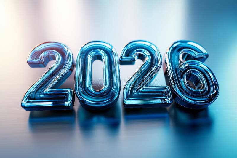 Chic 2026 Acrylic Figures with Rainbow Reflective Effects for New Year ...