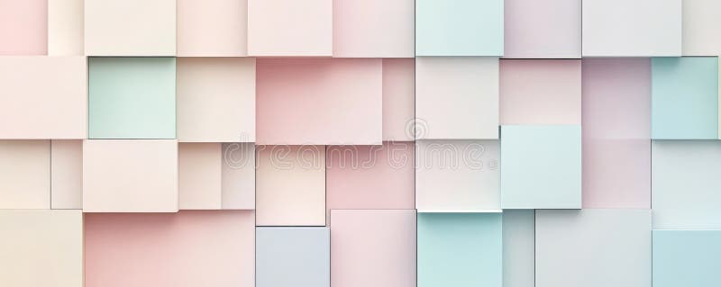 A Chic Background with Light Color Blocks Arranged in an Abstract ...
