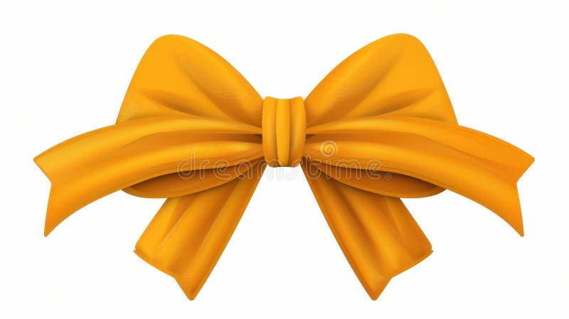 Chic Bow Icon in Flat Style on White Backdrop. Elegant Ribbon Symbol ...