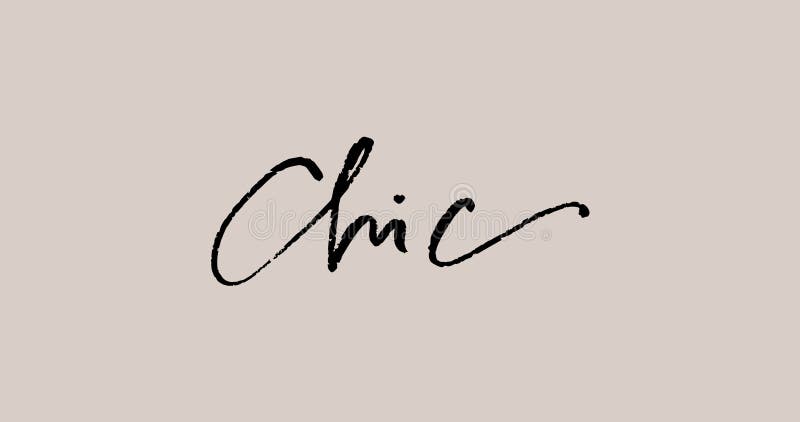 Chic Card. Hand Drawn Positive Quote Stock Vector - Illustration of ...