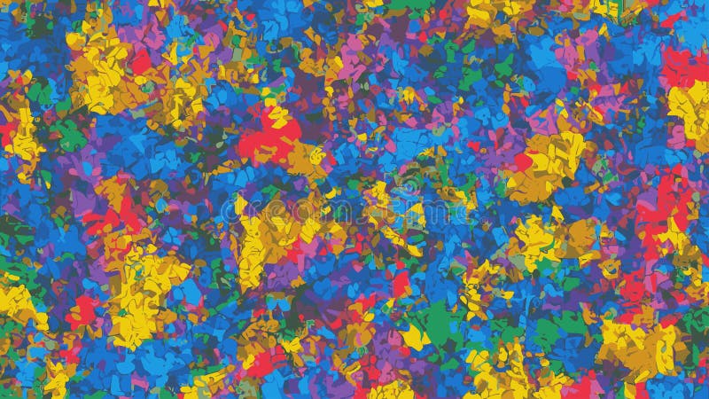 Chic Colorful Abstract 3d Tech Background Pattern Stock Vector ...