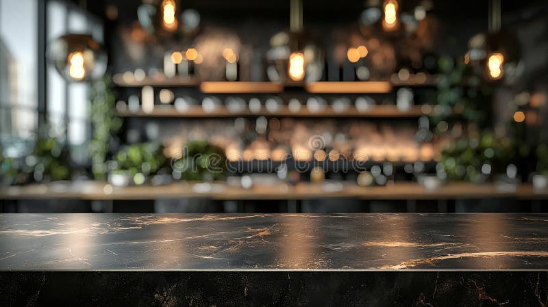 For Chic Cooking Spaces, a Modern Marble Kitchen Island with a Murky ...