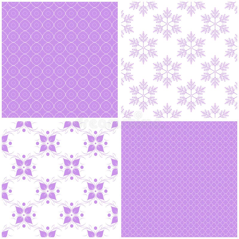 Chic Different Vector Seamless Patterns (tiling) Stock Vector ...
