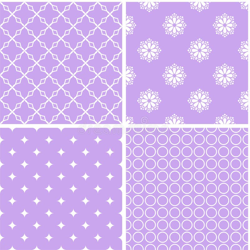 Chic Different Vector Seamless Patterns (tiling) Stock Vector ...