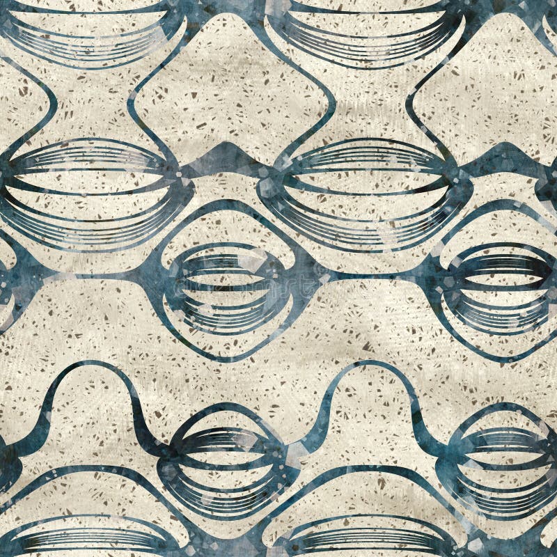 Chic Formal Grungy Abstract Texture Seamless Pattern Stock Illustration ...