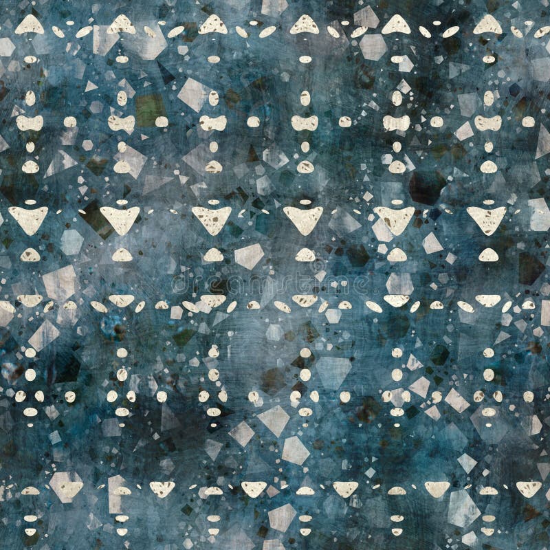 Chic Formal Grungy Abstract Texture Seamless Pattern Stock Illustration ...