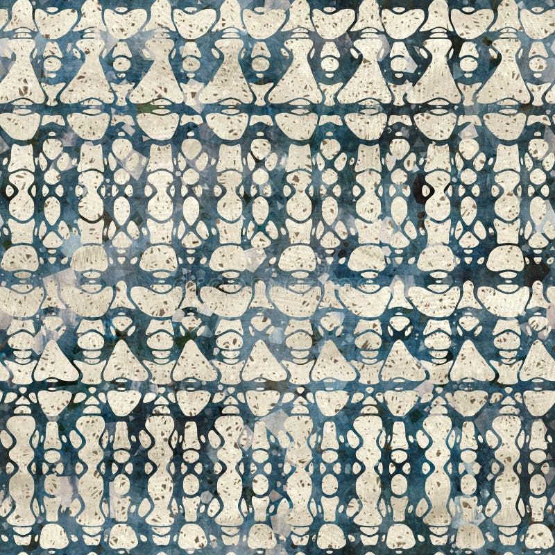 Chic Formal Grungy Abstract Texture Seamless Pattern Stock Illustration ...