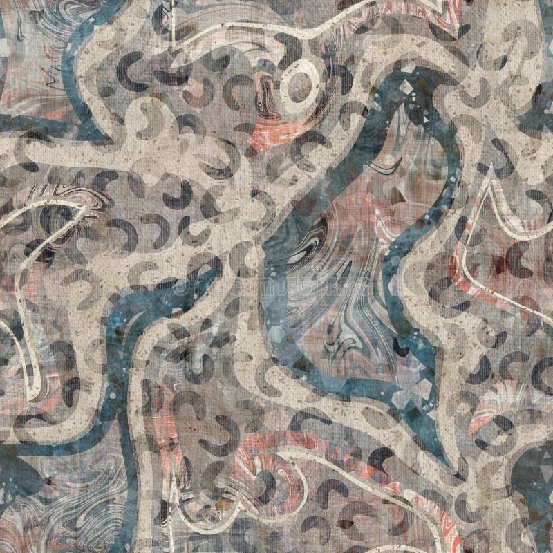 Chic Formal Grungy Abstract Texture Seamless Pattern Stock Photo ...